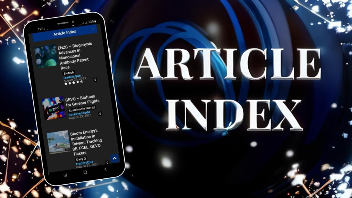 Article Index ‣ TradersQue ‣ Building A World of Forward Thinking